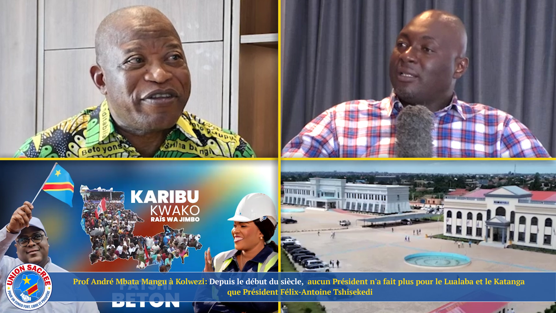 Prof André Mbata Mangu à Kolwezi: Depuis le début du siècle, aucun ...