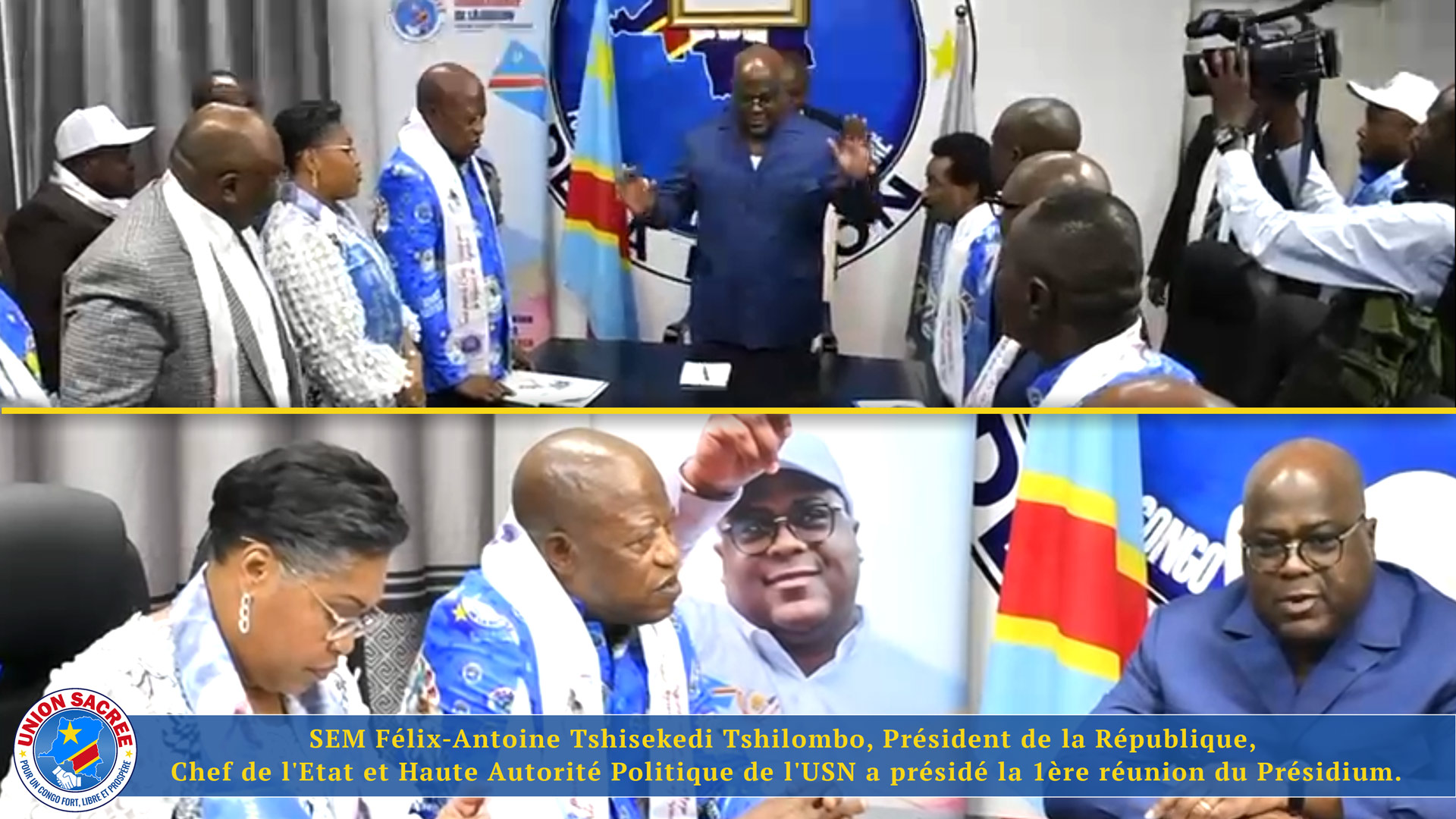 (Video 1) SEM Félix-Antoine Tshisekedi Tshilombo, Président de la ...
