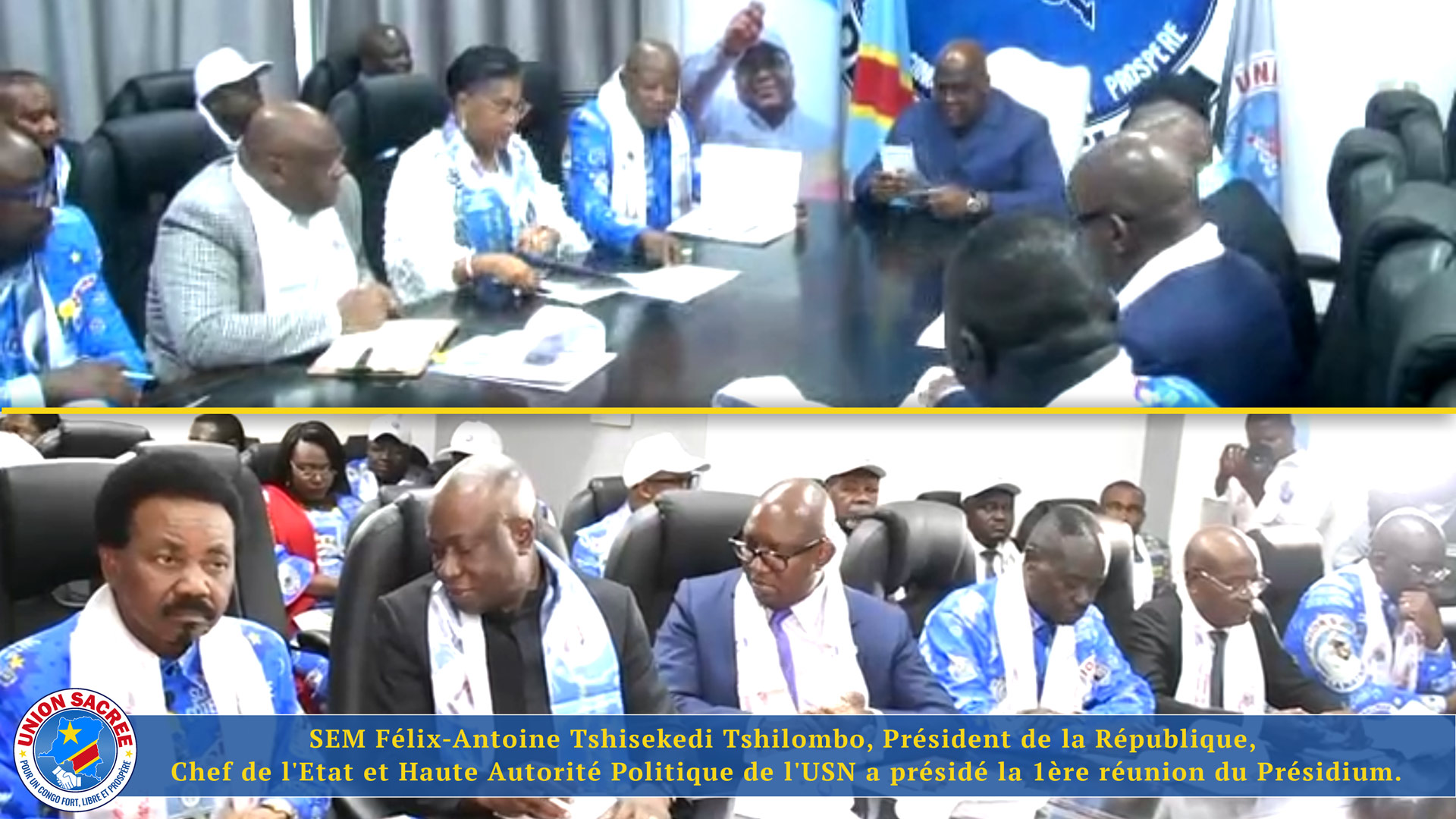 (Video 2) SEM Félix-Antoine Tshisekedi Tshilombo, Président de la ...